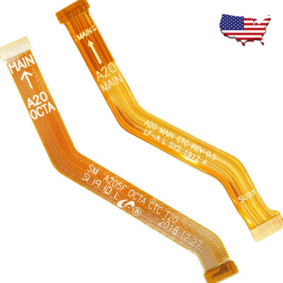 Main OCTA CTC LCD Display Screen Flex Cable For Samsung Galaxy A20 SM ...