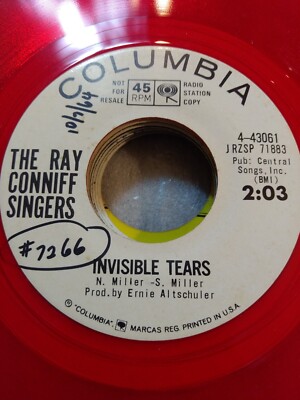Ray Conniff And The Singers Invisible Tears Columbia 4-43061 1964 NM ...