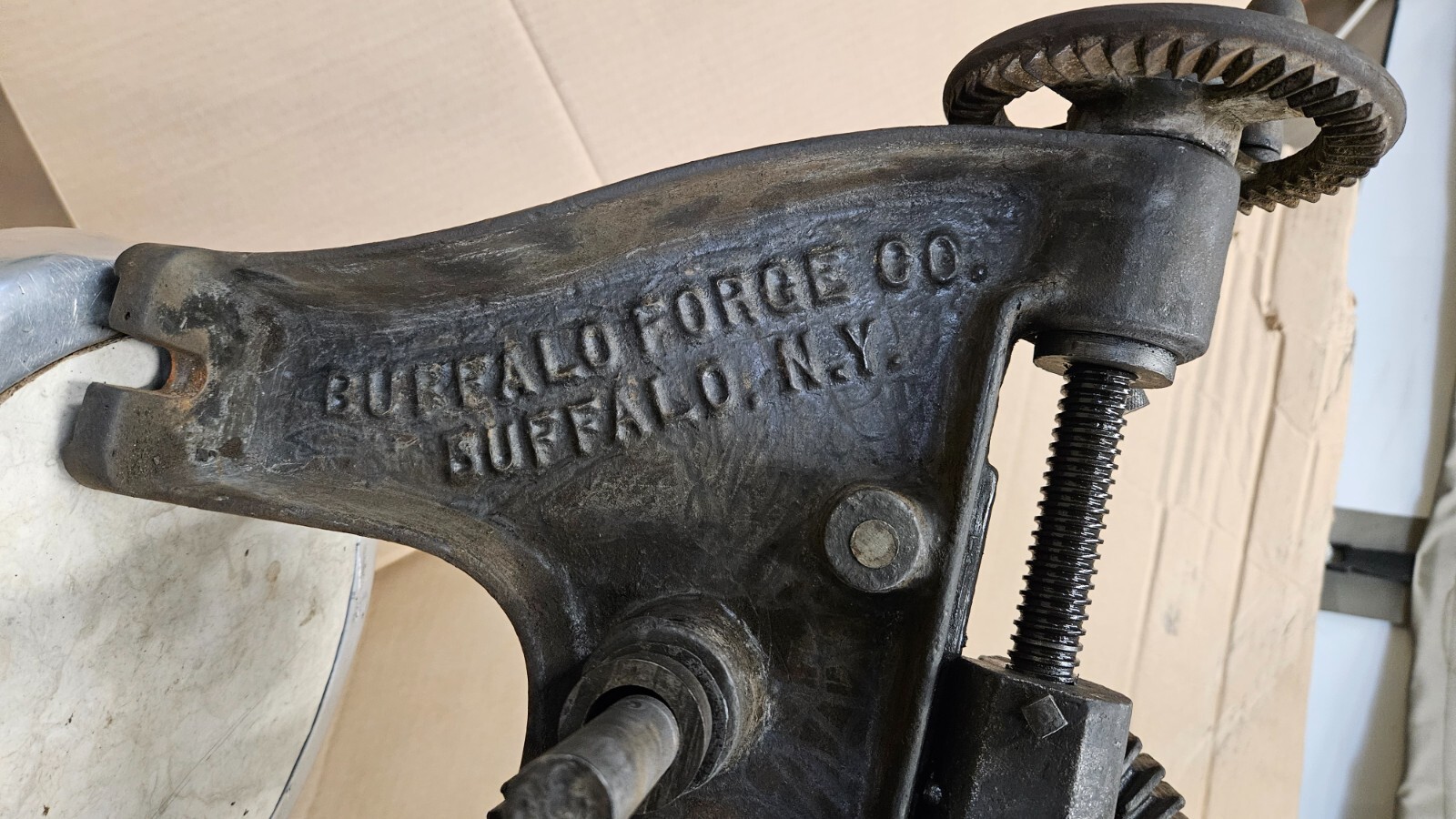 Antique Buffalo Forge Co. Buffalo, NY Hand Crank Drill Press No. 616 | eBay