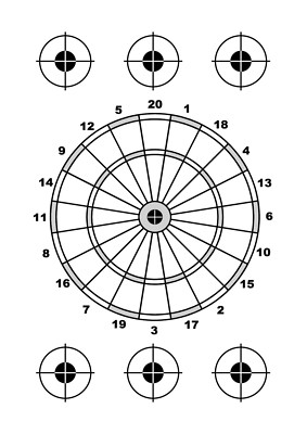 Darts Shooting targets for competition and games or Range 40 Targets | eBay