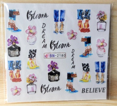Nail Art Decal Stickers - Dream - BN-2180 ***Ships fast from the U.S ...
