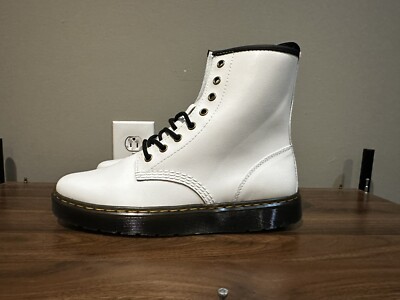 Size 11 - Women’s Doc Martens Zavala Air Wair White Lace Up Leather ...