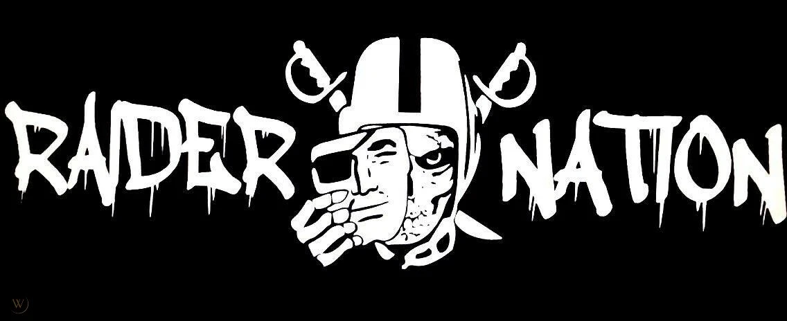 Raiders Skull Decal