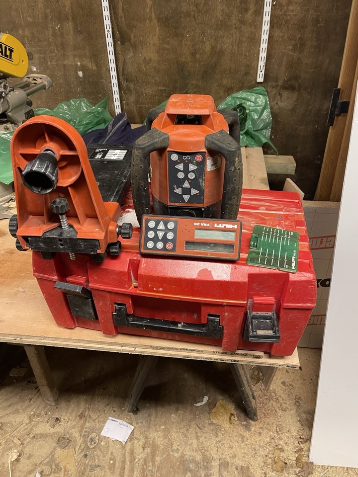 Hilti Green line Self Levelling Rotary Laser Great Working Order | eBay UK