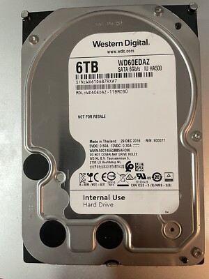 Western Digital WD60EDAZ 6TB 6Gb/s Sata 3.5" | eBay