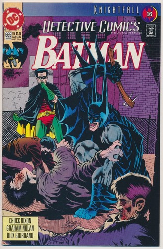 Detective Comics Featuring Batman #665 DC Comic Book - Knightfall 16 | eBay