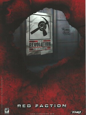 Red Faction Print Ad/Poster Art Playstation 2 PS2 PC (A) | eBay