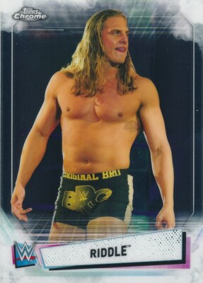 #29 MATT RIDDLE 2021 Topps Chrome WWE RK BRO | eBay
