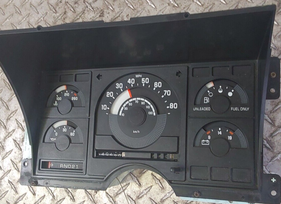 ⚡️ 1988 - 1992 Excellent condition Chevy GMC C/K Instrument Gauge ...