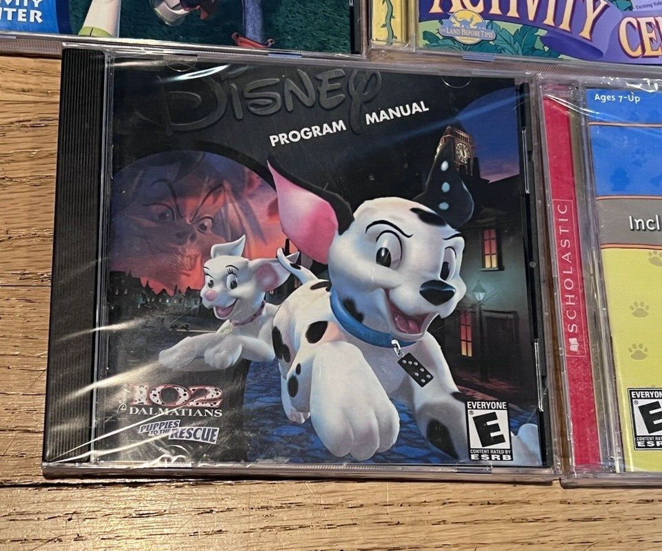 Vintage Disney & Kids/Educational Computer PC CD-ROM Video Game Lot of ...