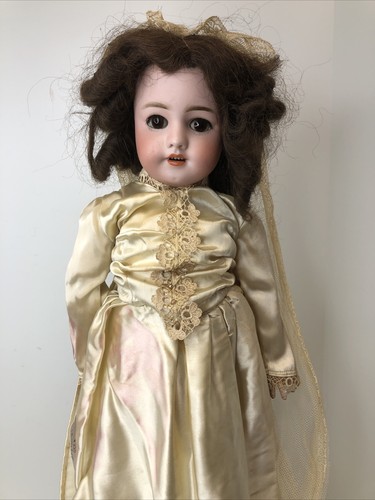 21” Antique Simon & Halbig 550 Germany Bisque Doll Compo BJ Body Bride ...