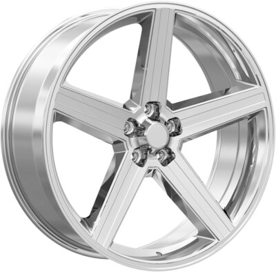 (4)24 IROC Chrome Rims Wheels 5lug Rims Fit Brougham Impala SS ...