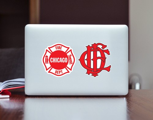 Chicago Fire Department First Responder Sticker Decals | eBay