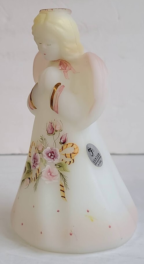 Hand Painted Fenton Praying Angel Figurine Signed & Numbered, Limited ...