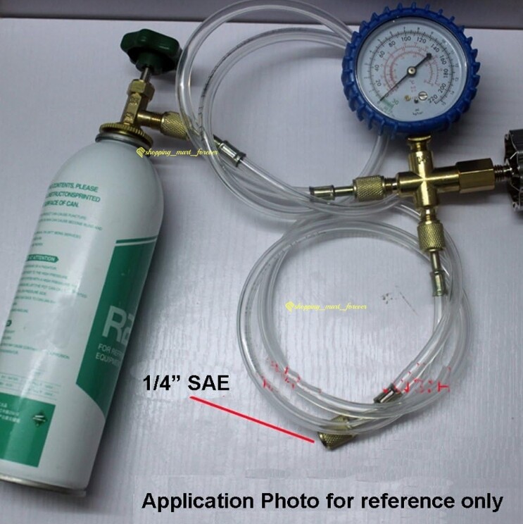 1/4" SAE AC Charging Hoses Refrigeration Fluorinated Tube R22 R134 ...