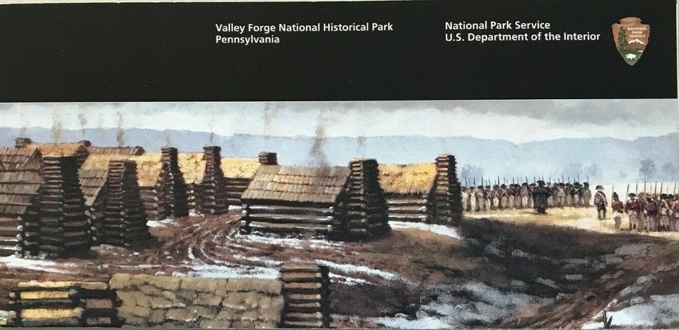 2026 VALLEY FORGE NHP - PA NATIONAL PARK SERVICE UNIGRID BROCHURE/MAP ...