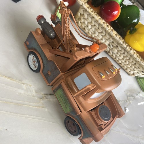 Disney Pixar Cars 2 Bomb Blastin' Talking Mater Tow Truck Mattel 12 ...