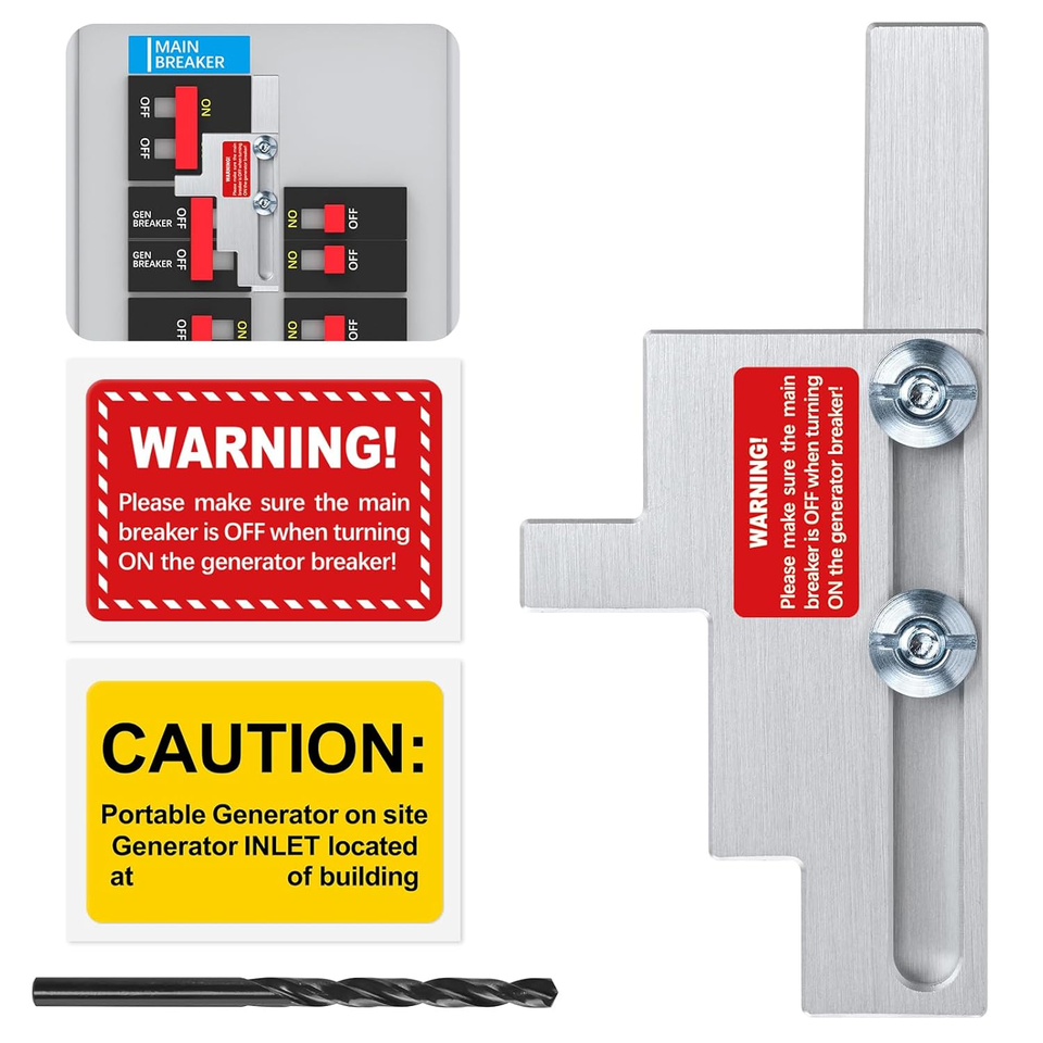 Generator Interlock Kit for Bryant 150 or 200 Amp Main Breaker Panels ...