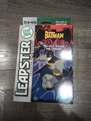 The Batman Leap Frog Leapster Learning Game - 3rd - 4th Grade ...