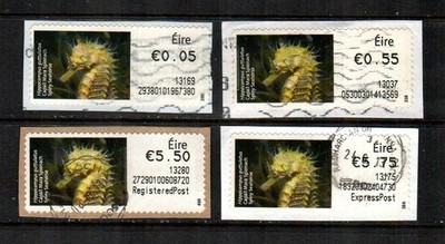 IRELAND ( 4v ) Spiny Seahorse, Post & Go F/VF Used ( 2013 ) | eBay