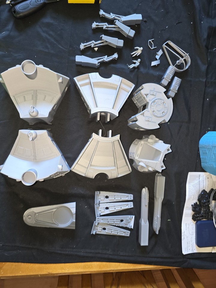 The Last Starfighter Gunstar 1/64 Custom 3d Model Kit With Pilots ...