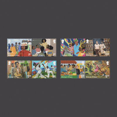 2023 Windrush: 75 Years Mint Stamp Set | eBay UK