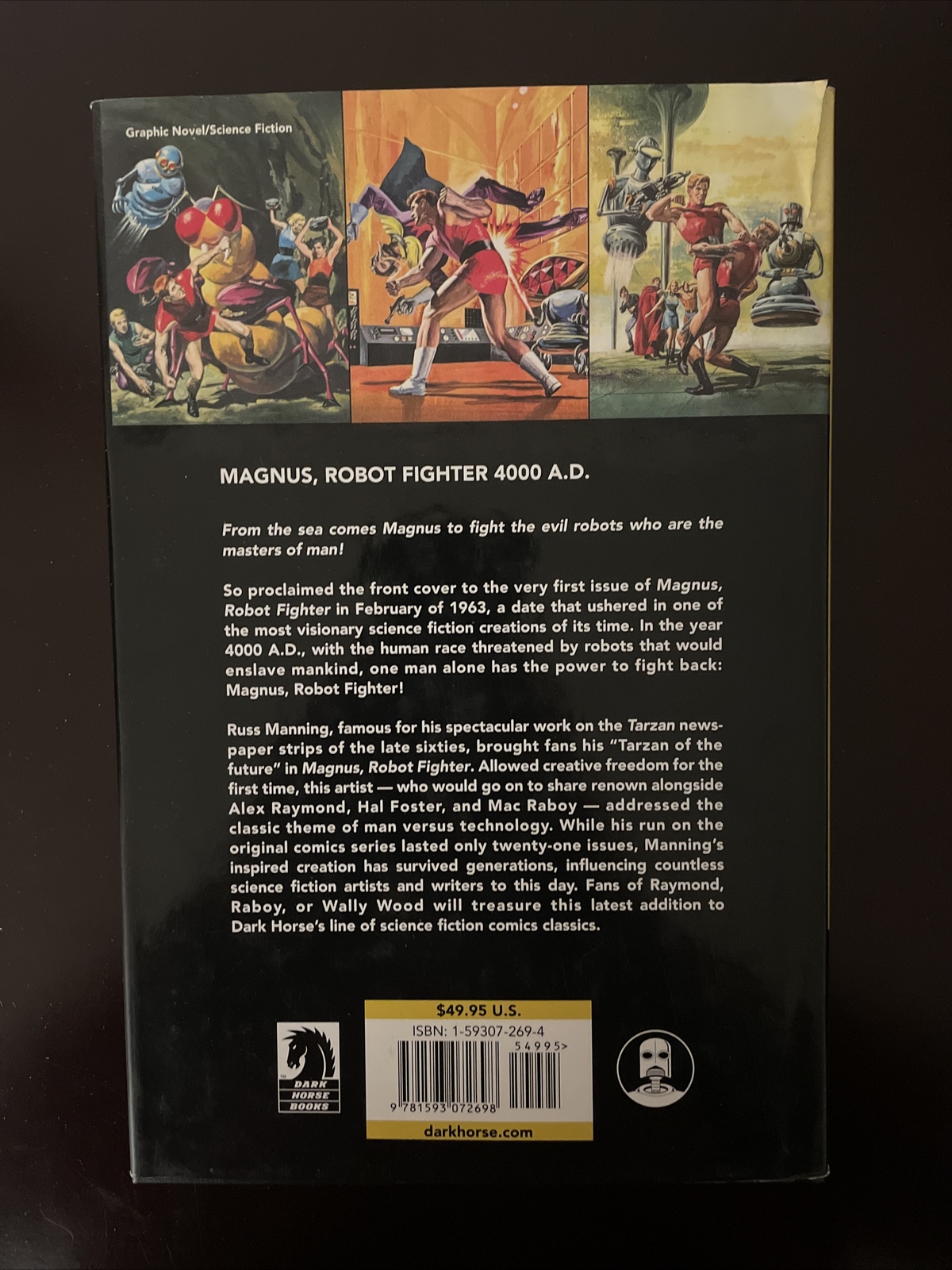 Russ Manning’ s Dark Horse Magnus Robot Fighter 4000 AD Vol. 1 HC/DJ ...