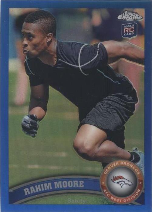 2011 Topps Chrome - Rahim Moore #44 Blue Refractor /199 (RC) for sale ...