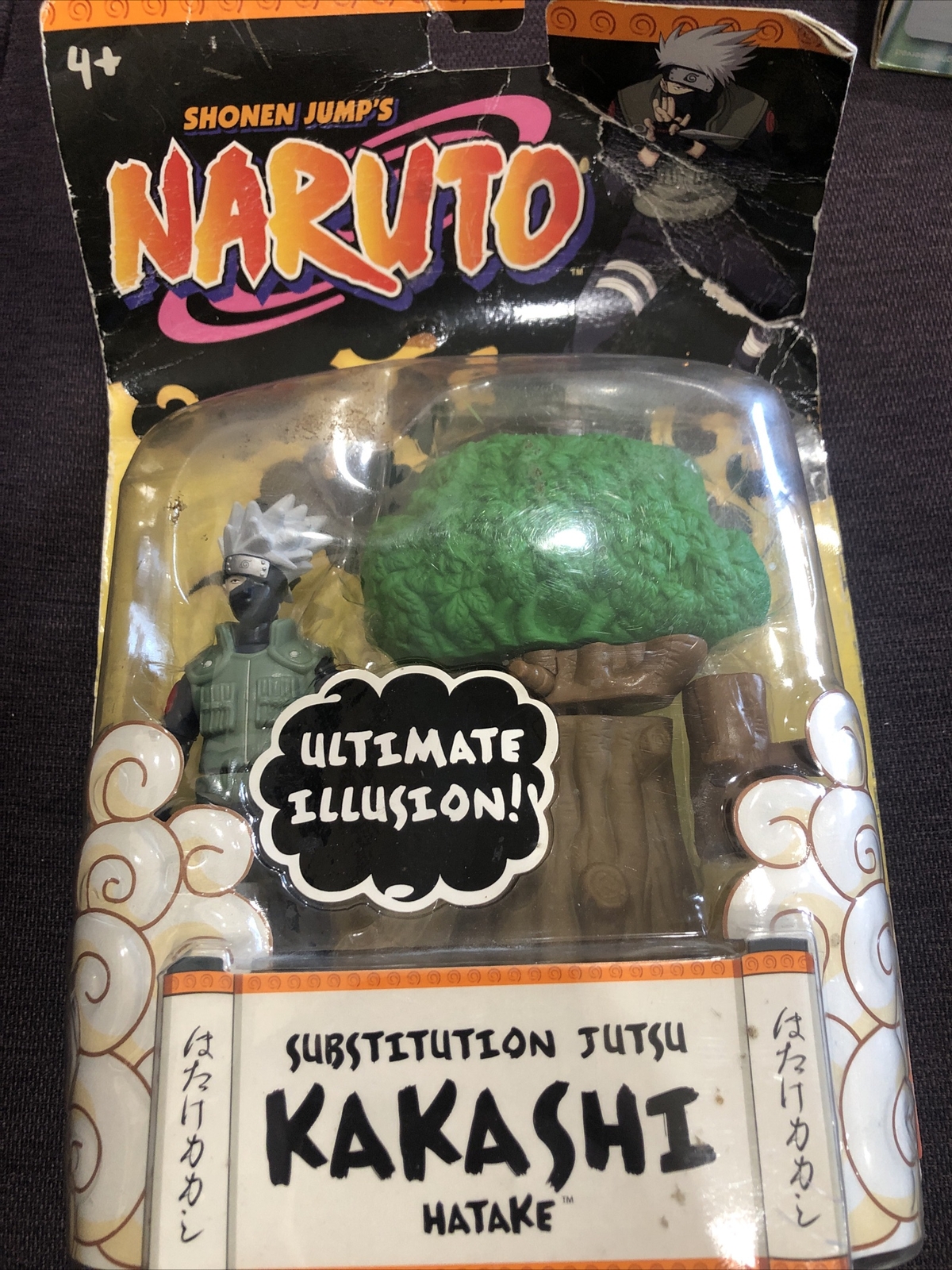 Shonen Jump’s Naruto Kakashi Hatake Substitution Jutsu Figure 4+ | eBay