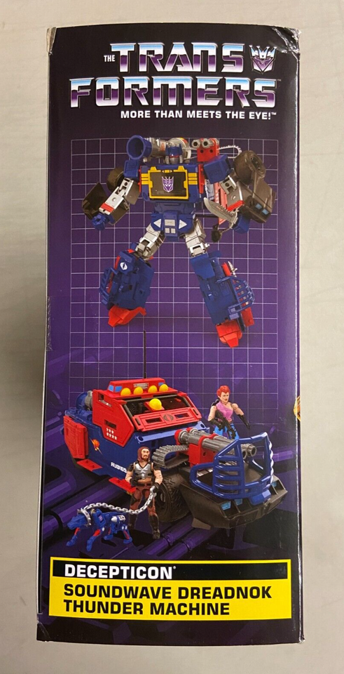 Transformers G.I. Joe Cobra Soundwave Dreadnok Thunder Machine Dinged ...