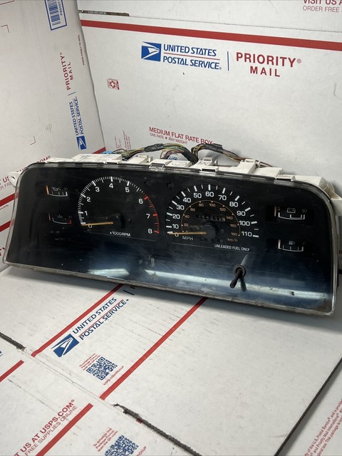 1990-1991 Toyota 4runner Speedometer Gauges Instrument Cluster KPH OEM ...