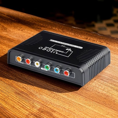 5 RCA Ypbpr Component Coaxial Audio to HDMI Video Converter Adapter for ...