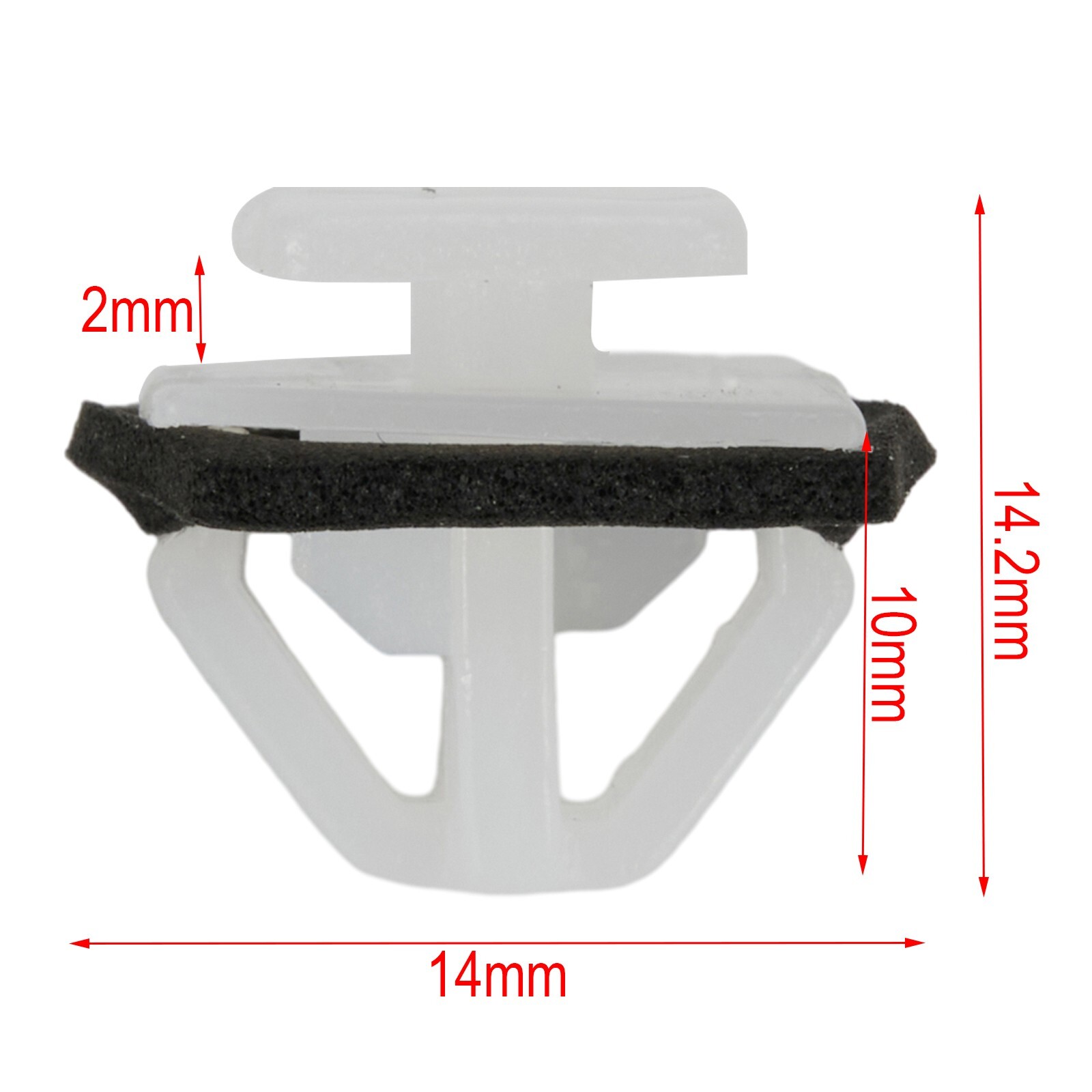 High Performance Rocker Panel Retainer Clips for Hyundai 877562E000 (20 ...