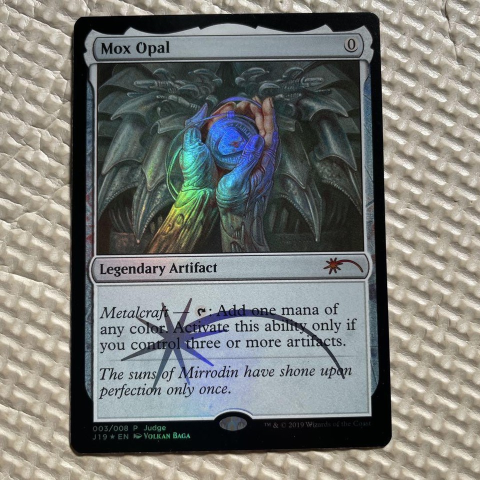 MTG Magic the Gathering Mox Opal 003/008 J19 Judge Promo Foil English | eBay