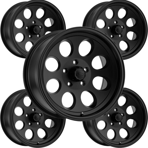 (Set of 5) Ion 171 17x9 5x5" +0mm Matte Black Wheels Rims 17" Inch | eBay