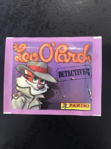 Original pochette bustina packet figurine panini Leo O’pard Detective ...