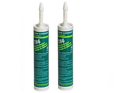 Dow 786 Clear Silicone RTV Sealant - 2 Pack | eBay