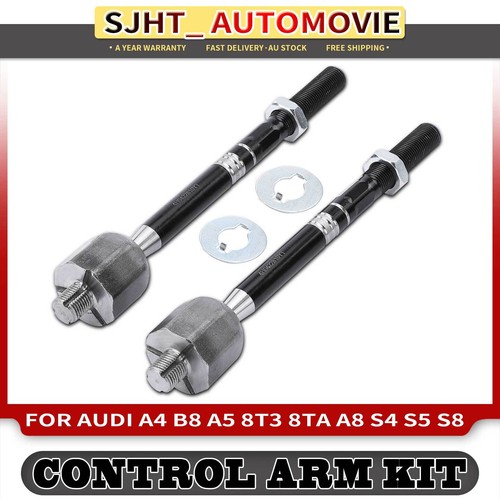 2x Inner Front Tie Rod End for Audi S8 S5 S4 A8 A5 A4 B8 8K2 8K5 8T3 ...