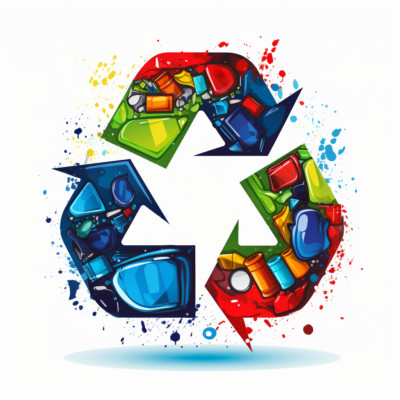 10X Autoaufkleber Sticker Recycling Symbol Tuning Auto Heckscheibe 9X9 ...