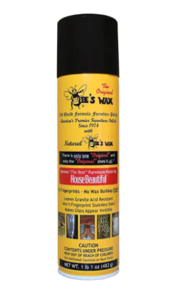 The Original Bee's Wax Beeswax Old World Formula Furniture Polish Spray ...