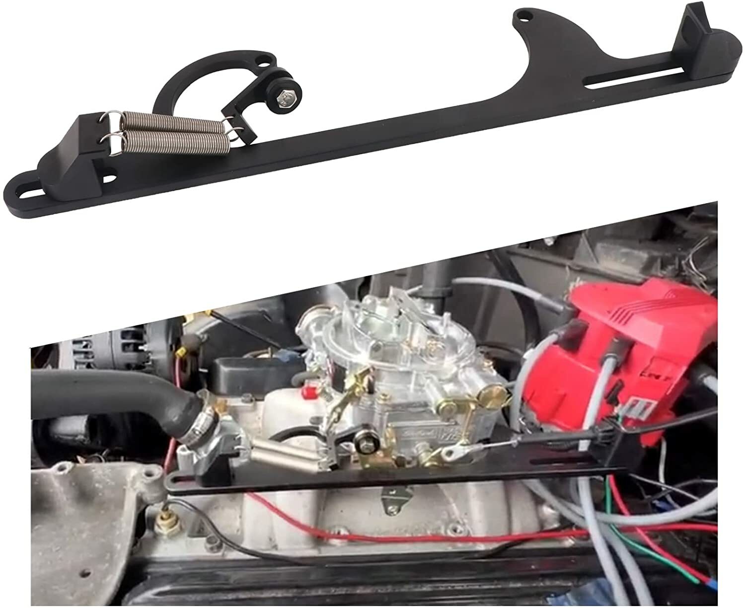 Throttle Cable Bracket 4150 4160 Series Adjustable Aluminum Carburetor ...