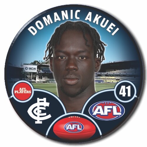 2023 AFL Carlton Football Club - AKUEI, Domanic | eBay Australia