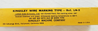 Stamping & Embossing - Wire Marking Type