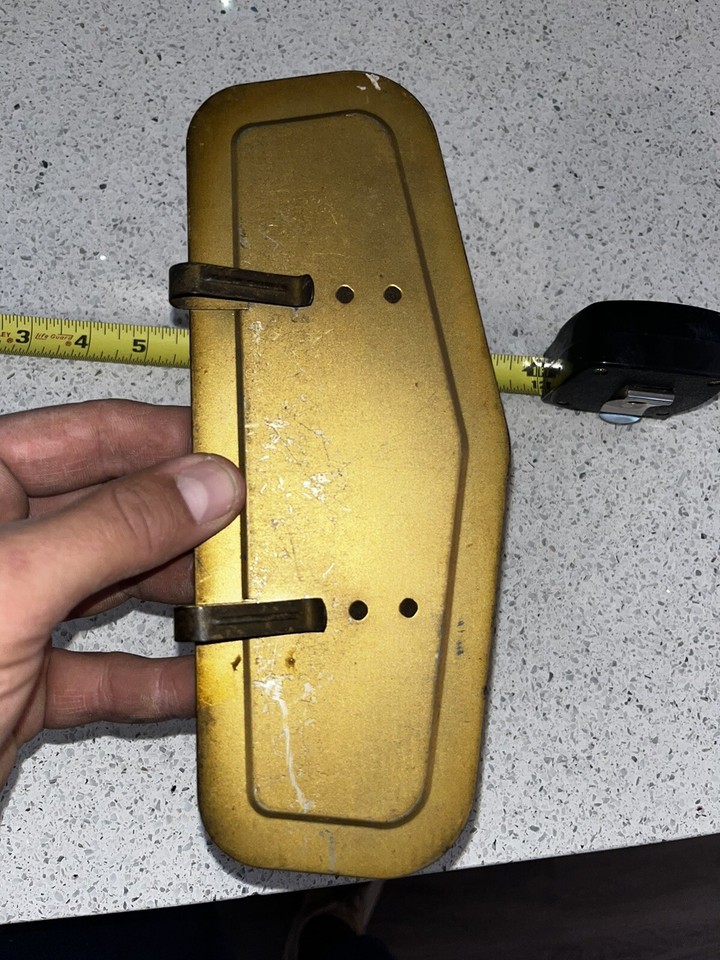 Vintage Safety Oversize Clip On Rear View Mirror Hot Rod Rat Rod ...