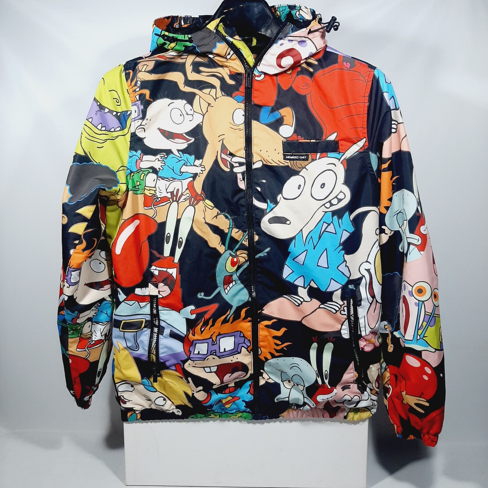 Members OnlyNickelodeon 90’s AOP Cartoon Windbreaker … - Gem