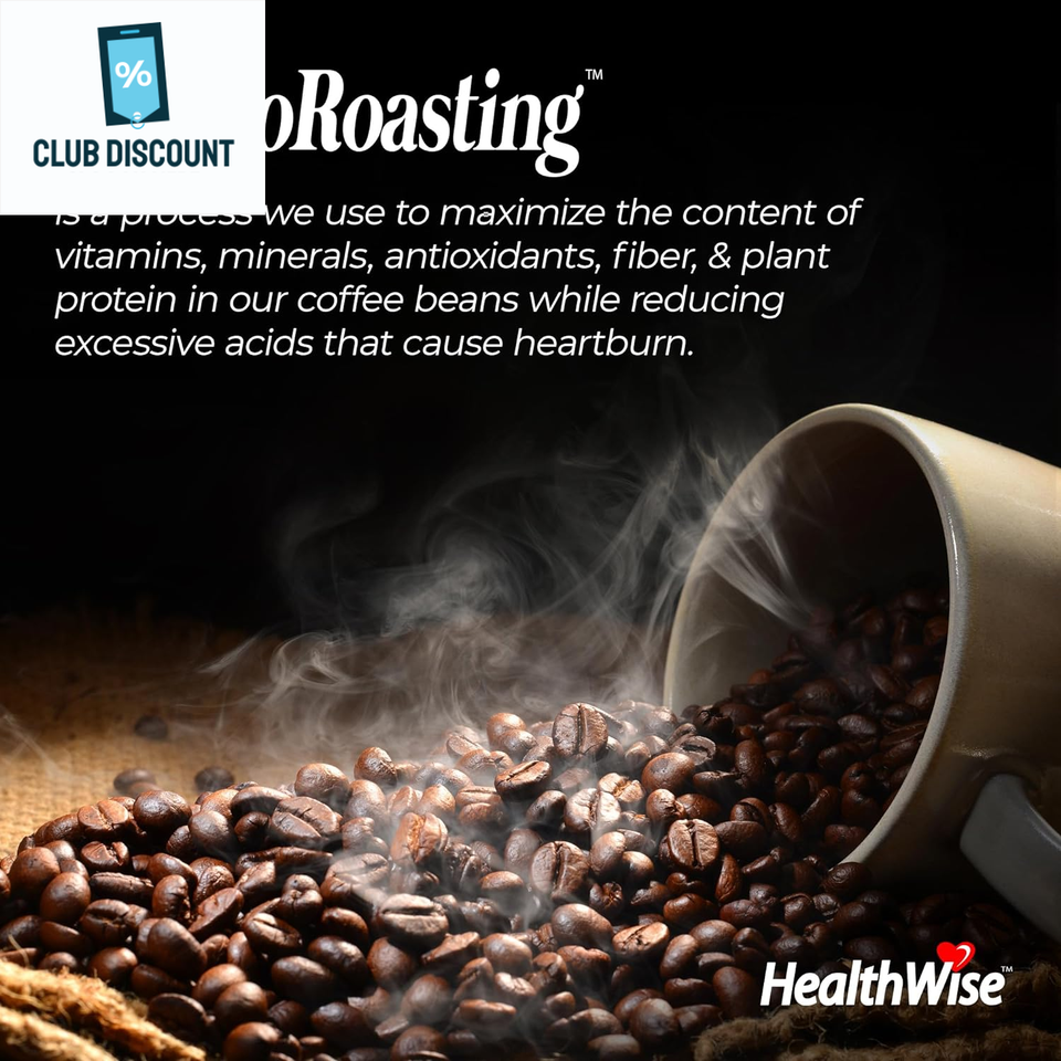 Healthwise Low Acid Coffee K-Cups - Soothe Acid Reflux & Heartburn ...