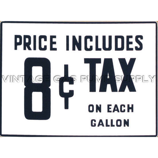 8 Cent Tax 8.5"x6" Vinyl Decal (DC338) | eBay