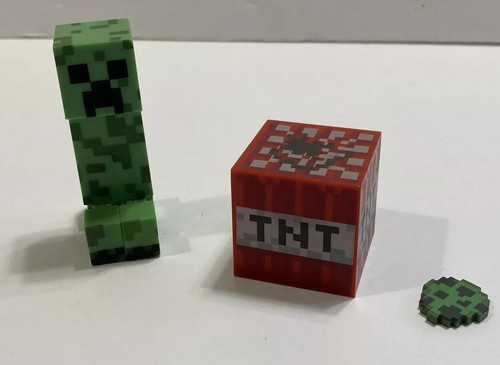 minecraft overworld creeper 3” action figure fully articulated series 1 ...