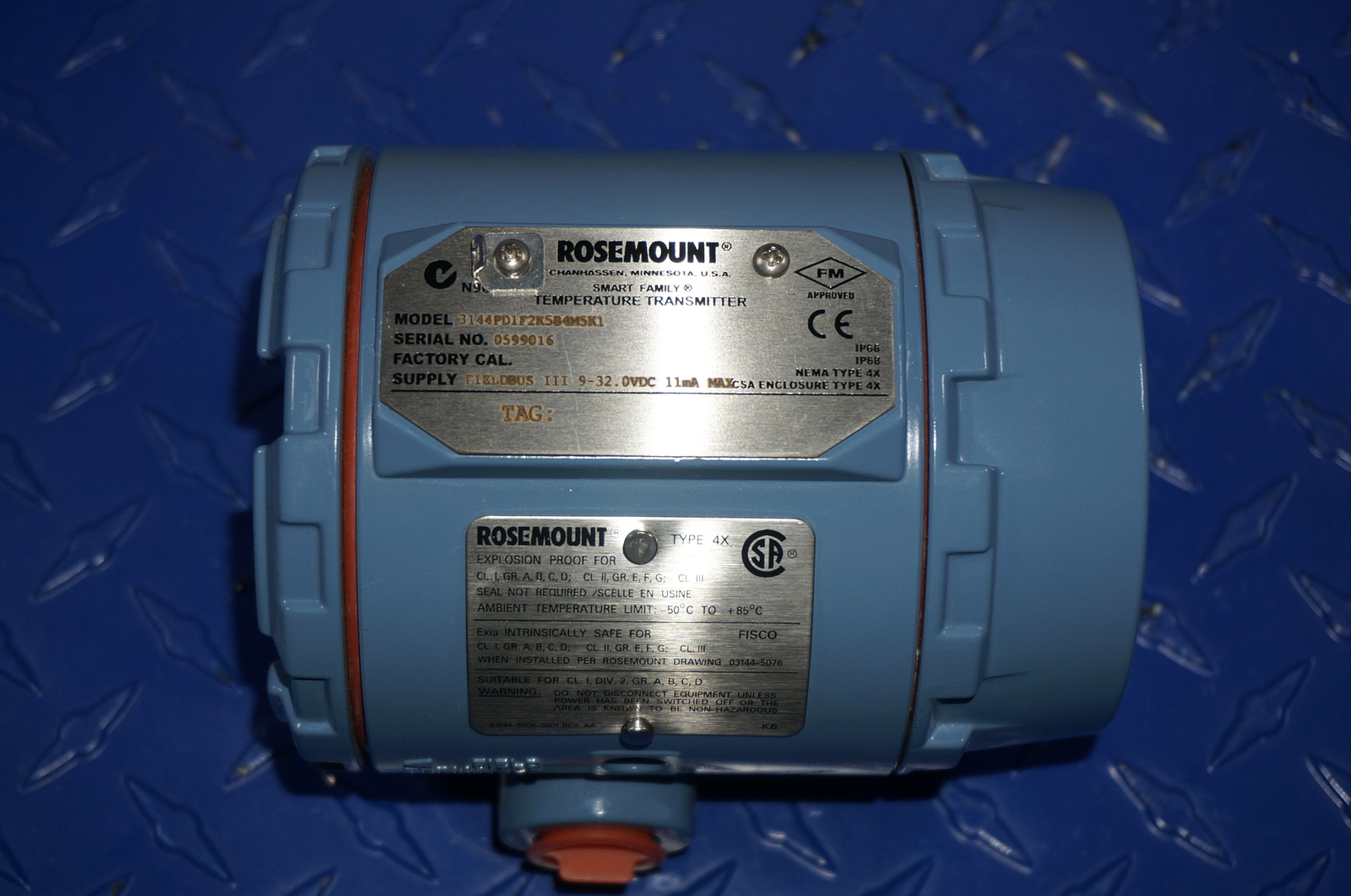 EMERSON ROSEMOUNT 3144PD1F2K5B4M5K1 TEMP TRANS 3144 PD1 ID99016 | eBay