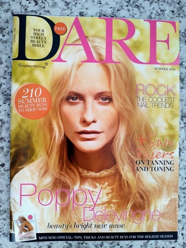 Superdrug DARE Magazine 2014 Poppy Delevingne Beauty Sam Faiers Tips ...